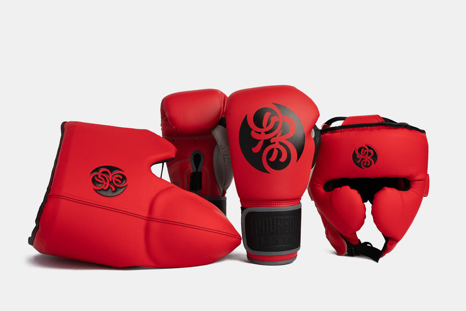 Gladiator Exile S.T Sparring Kit - Bull (Matte Red/Black)
