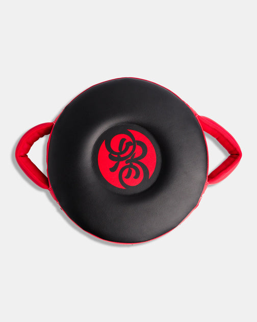 Enemy LW Round Shield (Matte Black/ Red)